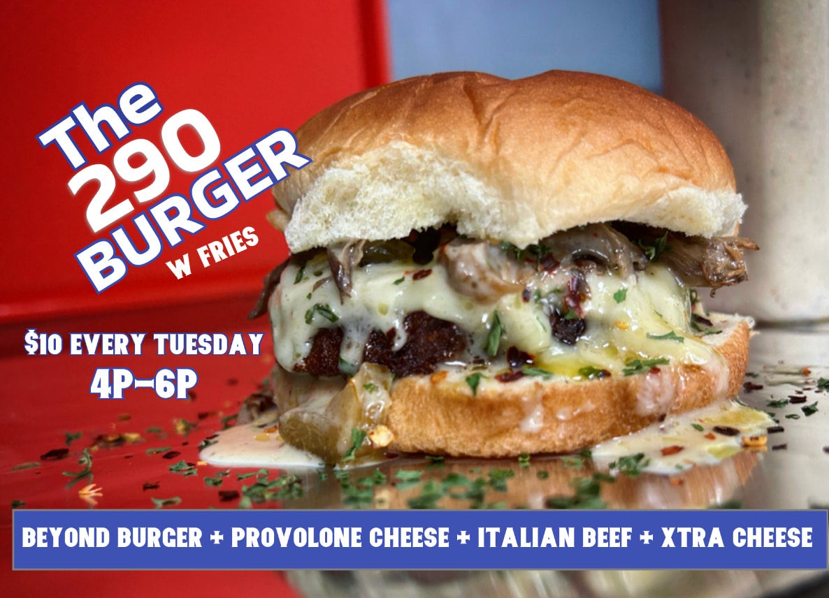 *New* The 290 Burger w fries